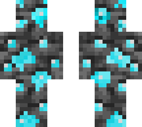 Deepslate diamond ore | Minecraft Skin