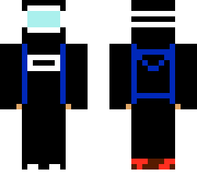 Drippy Black Among Us Character | Minecraft Skin