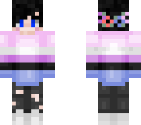 Genderfluid Normal | Minecraft Skin