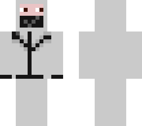 Guy wearing grey nike tech fleece | Minecraft Skin