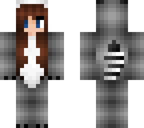 mujer mapache | Minecraft Skin