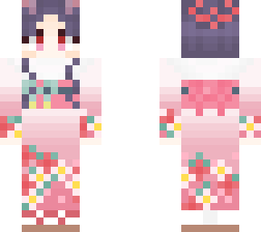 Aikiyo Fuuka(New Year) | Minecraft Skin