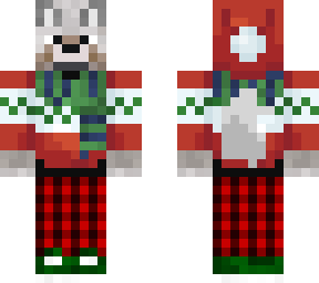 Christmas Wolf | Minecraft Skin