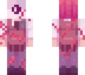 covered in fleshy veins | Minecraft Skin