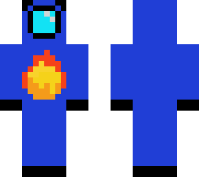 Fire Among Us | Minecraft Skin