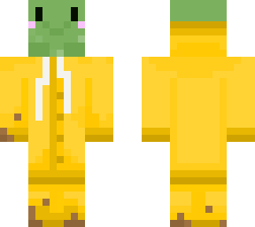 Frog in a raincoat | Minecraft Skin