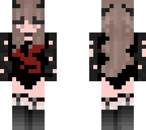 Girl With Thigh Highs | Minecraft Skin