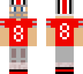 Ohio State football player V2 | Minecraft Skin