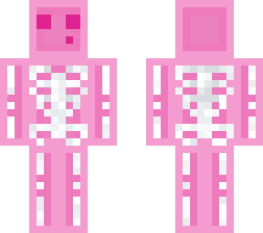 pink slime skeleton | Minecraft Skin