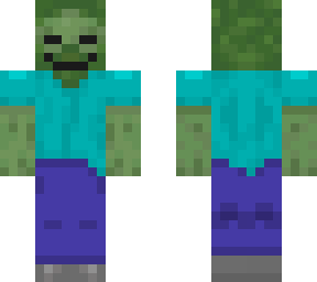 Smiling Zombie (Default) | Minecraft Skin