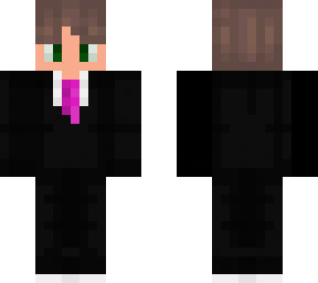 UPDATED my main/ boy in suit | Minecraft Skin