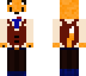 fox in suit | Minecraft Skins