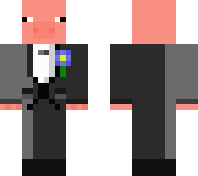pig in a tux | Minecraft Skins