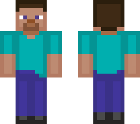Steve (Hard Outline) | Minecraft Skin
