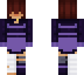 SwapFell Frisk(Purple) | Minecraft Skin