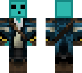 Turquoise Fantasy Adventure Slime | Minecraft Skin