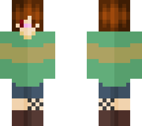 character ; PERSONA 2 (With locket) | Minecraft Skin