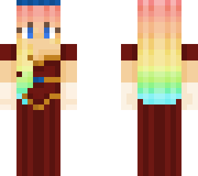 chula queen dress | Minecraft Skin