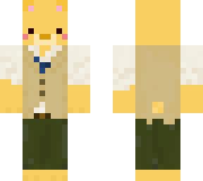 Dapper Yellow Bear Skin | Minecraft Skin