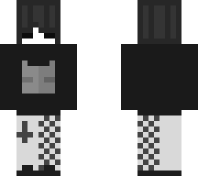 black cute emo | Minecraft Skins