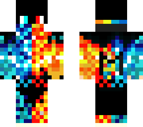 water and fire | Minecraft Skins