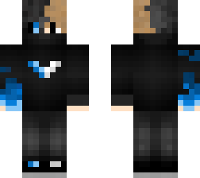 Half Corrupted Boy | Minecraft Skin