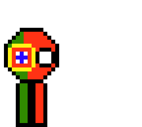Portugal countryball | Minecraft Skin