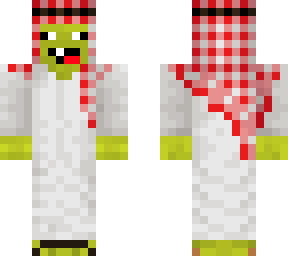 UPDATED ARAB SHREK PRE GAUNTLET | Minecraft Skin