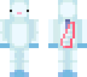 Axolotl (Light Blue) | Minecraft Skin