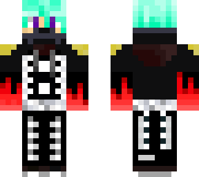 Blue Hair Anime Boy | Minecraft Skin