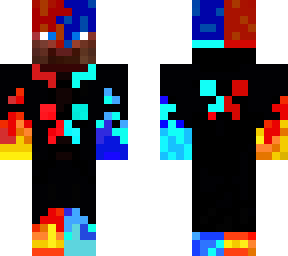 Ice and Fire -Steve Edition | Minecraft Skin