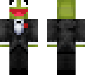 kermit with mustache | Minecraft Skins