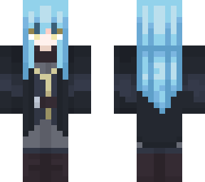 rimuru tempest post raphiel without red eyes | Minecraft Skin