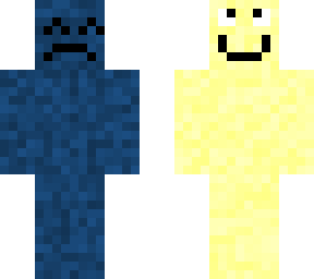 to many faces (one on each side) | Minecraft Skin