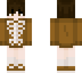 yellow ribcage sweater | Minecraft Skin