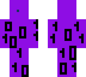 Purple Hacker | Minecraft Skin