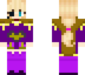 wizards female eyepatch 2 | Minecraft Skin