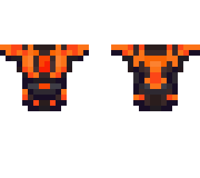 inferno armor chestplate | Minecraft Skin