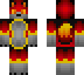 Netherwolf / Fire Furry | Minecraft Skin