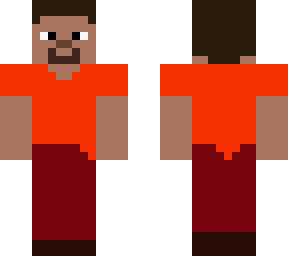 orange steve | Minecraft Skins