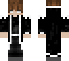 Black and white robe | Minecraft Skin