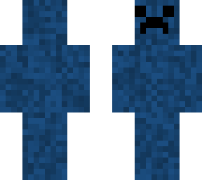 blue creeper | Minecraft Skin