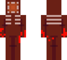 figure with blood on his hands | Minecraft Skins