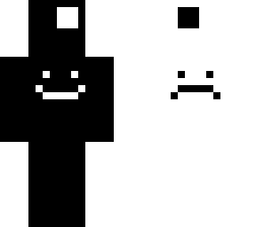 ying yang ( smile frown ) | Minecraft Skin