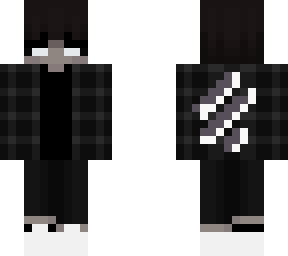 Emo with Wolverine logo | Minecraft Skin