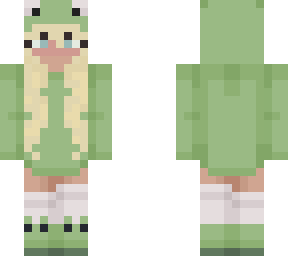 frog girl | Minecraft Skin