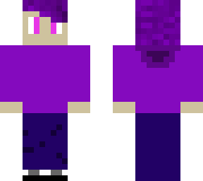 Purple person IDGAF | Minecraft Skin