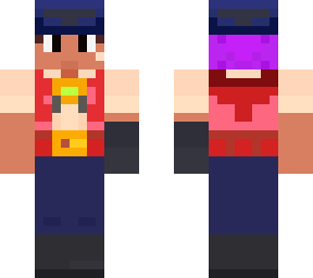 brawl stars shelly | Minecraft Skins