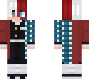 Shoto Todoroki 'KNY Ver.' / MHA (Credit Me If Share) | Minecraft Skin