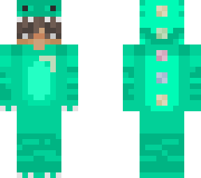 ~+~Turquise Dino Boy~+~ | Minecraft Skin